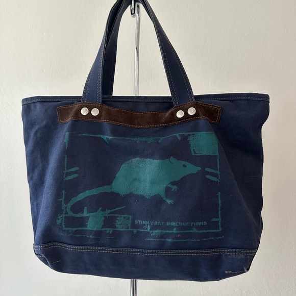 Marc Jacobs | Bags | Marc Jacobs Stinky Rat Canvas Tote Bag | Poshmark